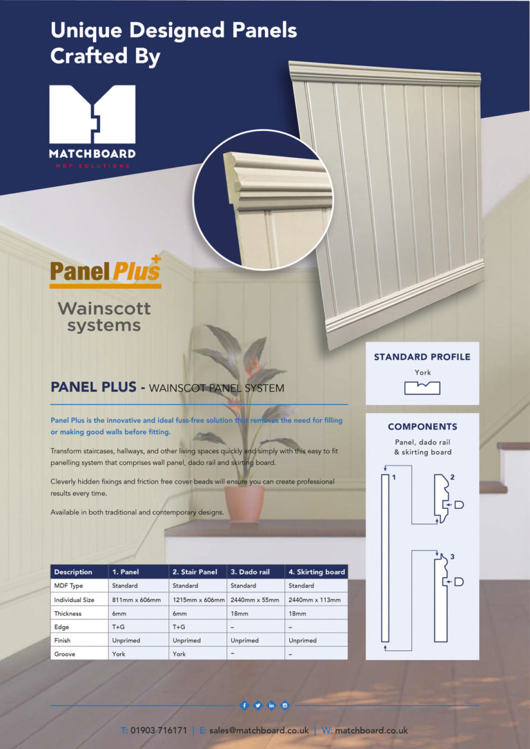 Product Leaflet Downloads – Matchboard Ltd